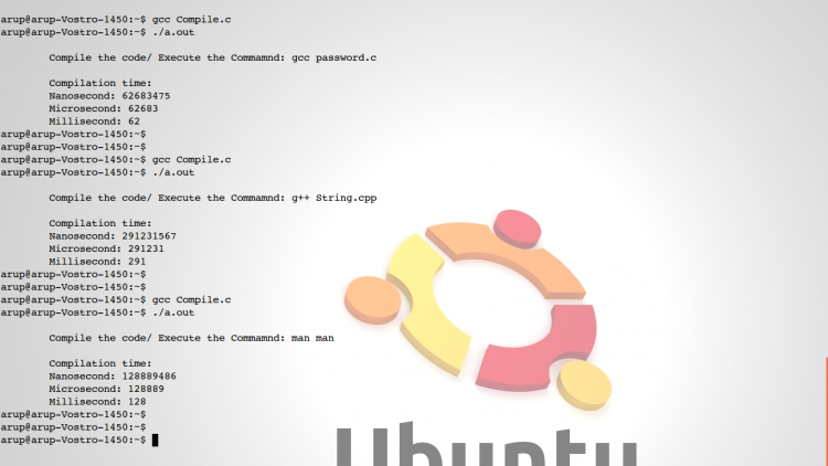 Find Compilation Time Of Any Code And Execution Time Of Any Command 5863